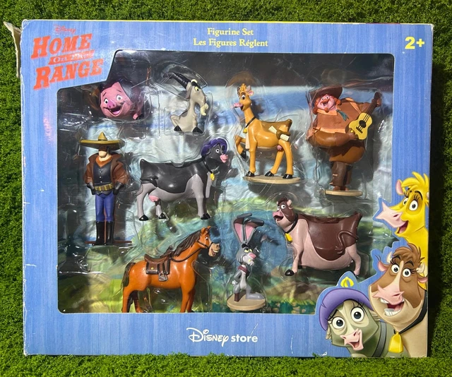 DISNEY HOME ON the Range Figures Set Jeb Buck Rico Cows Rare Toys "New ...