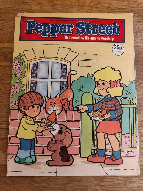 COMIC - PEPPER Street The Read With Mum Weekly UK Comic Issue #35 1985 ...