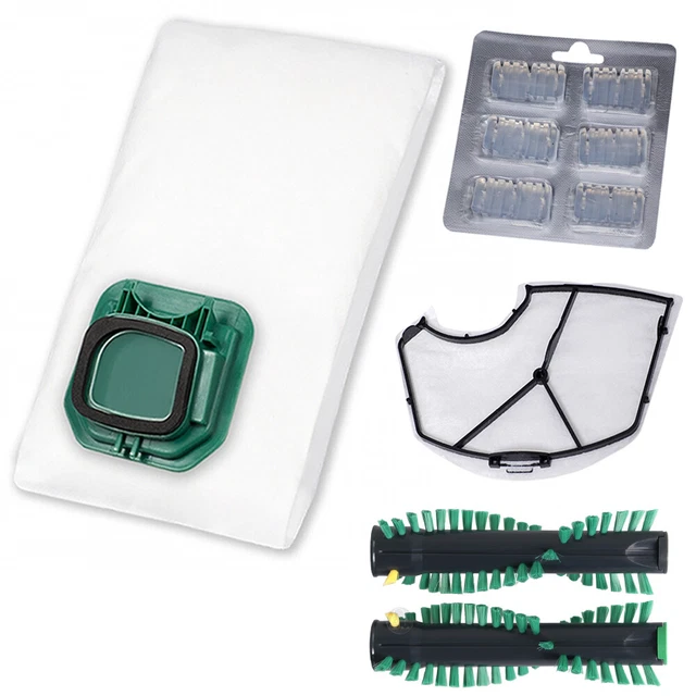 18 FILTERTÜTEN FILTER Duft Bürsten geeignet für Vorwerk Kobold VK 140 ...