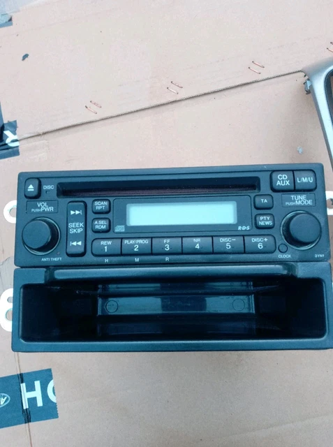 HONDA CRV MK2 Radio Stereo Cd Player Head Unit Genuine Original 2002 ...