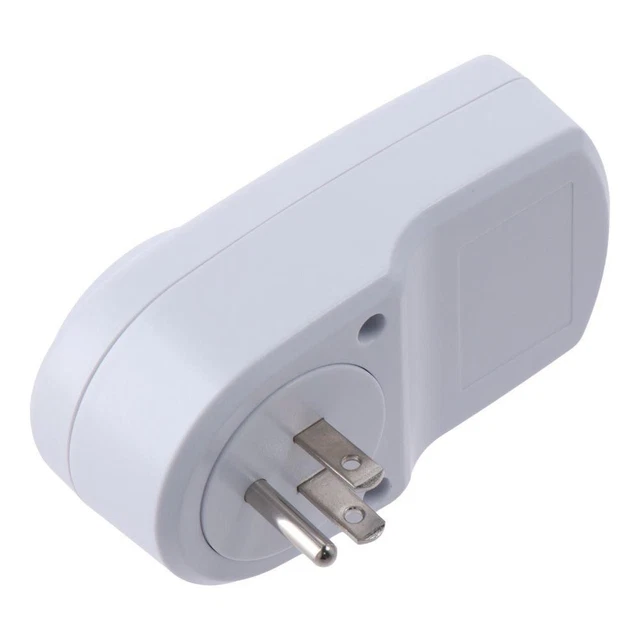 WHITE MOTION SENSOR Light Socket Human Infrared Induction Outlet ...
