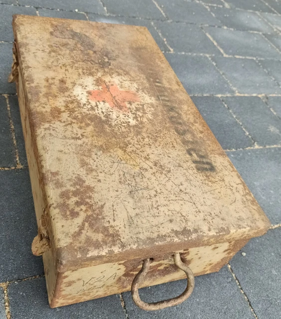 DEUTSCHER WELTKRIEG DAK Afrika Korps Verbandkasten Arzt Erste-Hilfe-Set ...