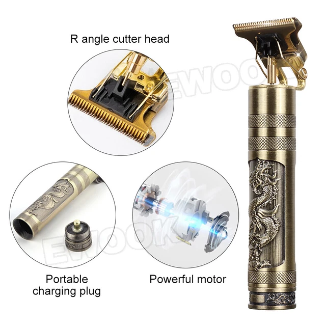 MEN PORTABLE ELECTRIC Hair Trimmer Clippers Beard Shaver Cutting ...