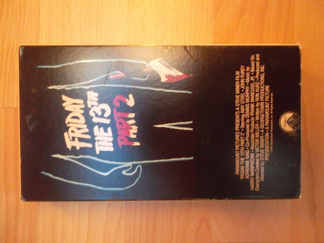 PARAMOUNT FRIDAY THE 13th Part 2 vhs Original Rarität 1989 EUR 199,99 ...