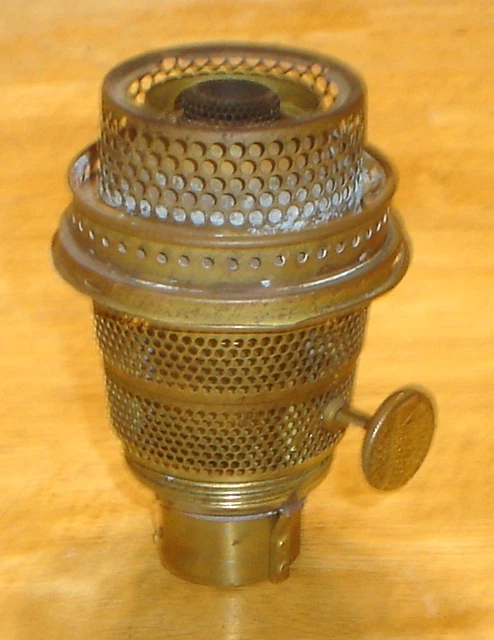 ALADDIN NU-TYPE MODEL B Brass Oil Lamp Burner w/ Flame Spreader - No ...
