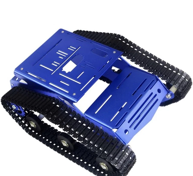 SMART ROBOT CAR Chassis Kit Aluminum Alloy Big Tank Chassis with 2WD ...