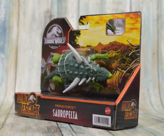 JURASSIC WORLD SAUROPELTA Action Figure Camp Cretaceous Dino Escape ...