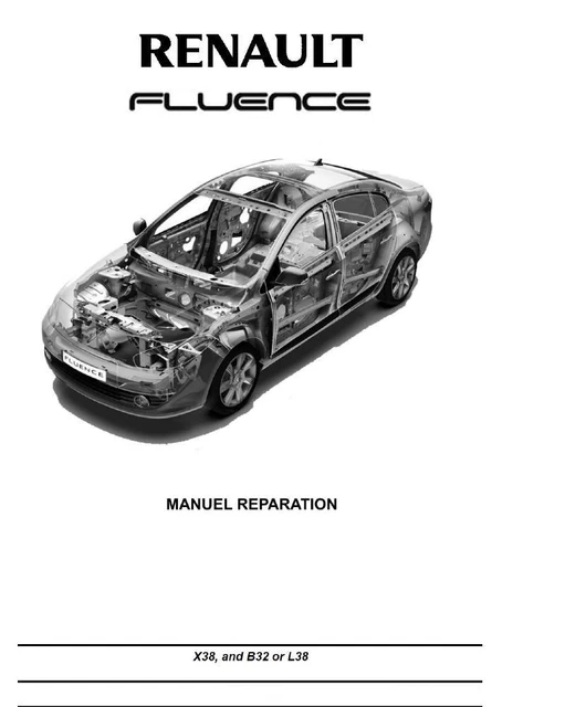 MANUEL ATELIER ENTRETIEN Réparation Technique Maintenance Renault Fluence - Fr EUR 25,00 ...