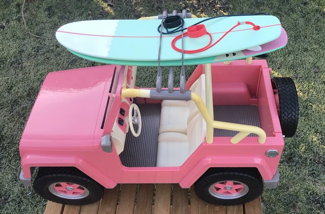OUR GENERATION OFF Roader 4x4 Jeep with 2 surf boards, full working £2. ...