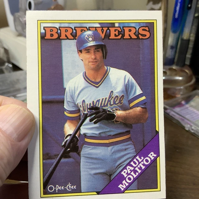 CARTE DE BASEBALL 1988 O-Pee-Chee Milwaukee Brewers #231 Paul Molitor HOF EUR 3,34 - PicClick FR
