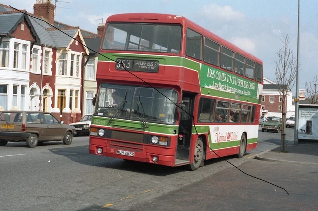 35MM BUS NEGATIVE National Welsh Leyland Olympian Hr855 Mu285X Neg No ...