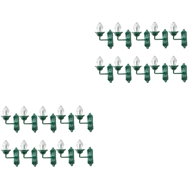 20 PCS Mini DIY Wall Lamps Miniature Wall Light Sand Table Layout ...