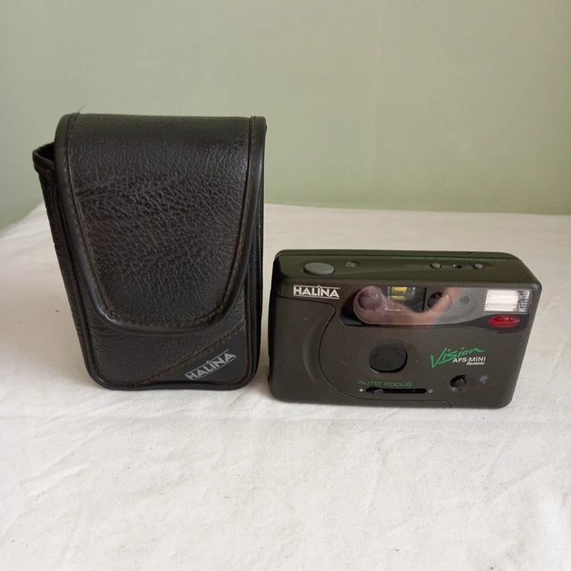 HALINA VISION AFS Mini Remote Black 35mm Film Camera Made In Hong Kong ...