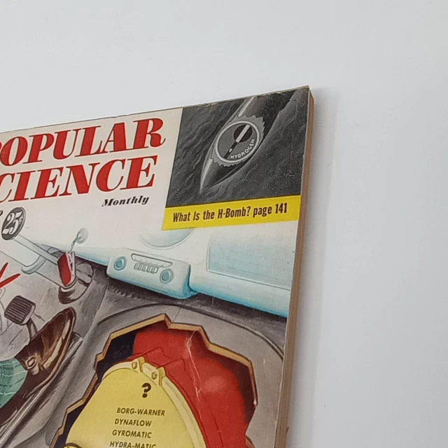 POPULAR SCIENCE APRIL 1950 What Is The H Bomb Automatic Drives Vintage ...