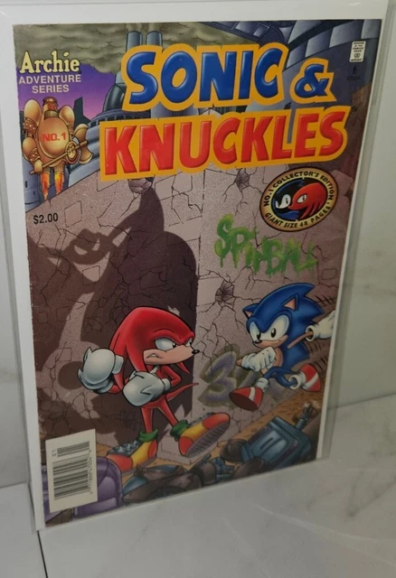 SONIC & KNUCKLES #1 Sega Archie Adventure Series Comic Book 1995 Rare ...