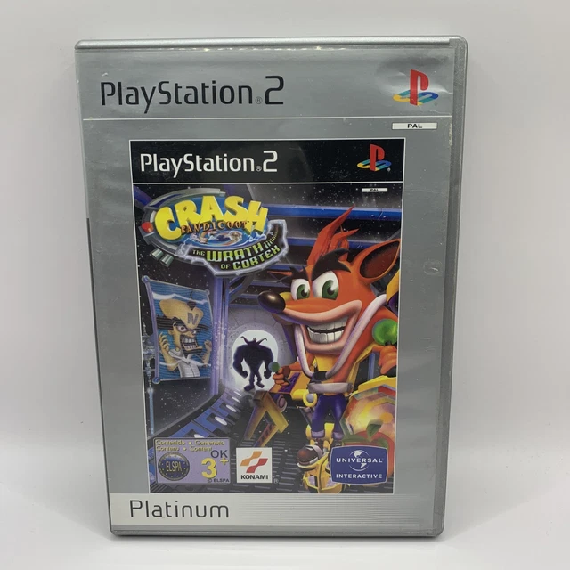 CRASH BANDICOOT THE Wrath of Cortex PS2 PAL 2001 Universal VGC Free ...