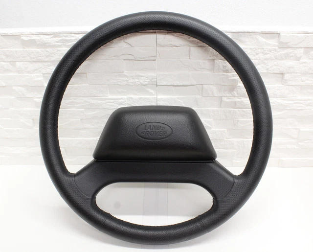 VOLANT CUIR ORIGINAL + Land Rover Defender 1 I TD4 TD5 90 110 130 + Top ...