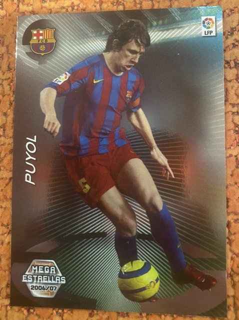PUYOL 365 ESTRELLAS-FC Barcelona-Panini Mgk Megacracks La Liga 2006 07 ...