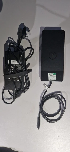 GENUINE DELL K20A001 K20A WD19S Thunderbolt Docking Station + 130W PSU ...