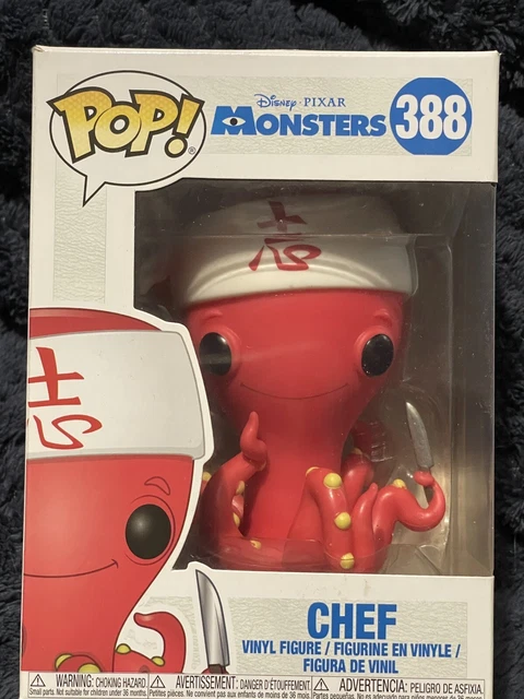MONSTERS INC CHEF Vinyl Rare Vaulted Figure Funko POP! Disney Pixar 388 ...