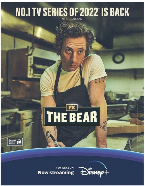 THE BEAR SEASON 2 TV Series Disney Jeremy Allen White Newspaper Advert ...
