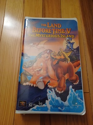 THE LAND BEFORE Time V: The Mysterious Island (VHS, 1997, Clamshell) 9/ ...