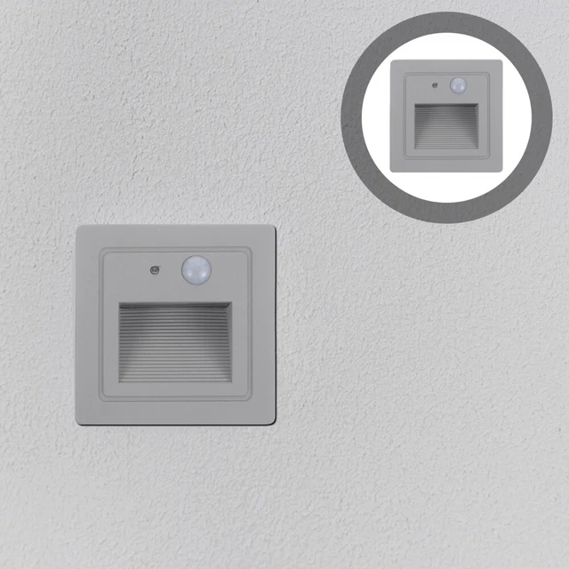 HUMAN BODY SENSING Stair Light Ladder Wall Foot Lamp IP65 Waterproof £ ...