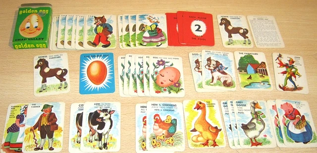 VINTAGE 'GOLDEN EGG' Card Game by CHAD VALLEY - Complete VGC £5.42 ...