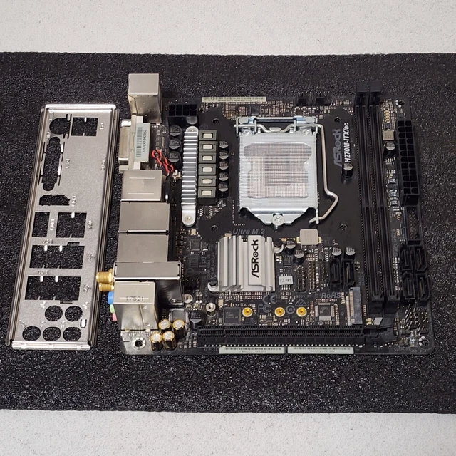 ASROCK H270M-ITX/AC IO Panel Included LGA1151 Mini-ITX Motherboard 6th ...