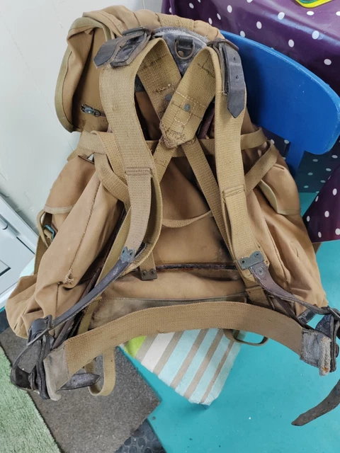 VINTAGE BRITISH ARMY 1941 WW2 Commando Bergen Backpack £115.00 ...