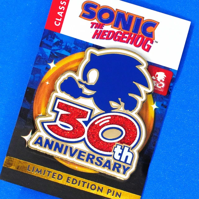 SONIC THE HEDGEHOG Limited Edition 30th Anniversary Figure Pin £14.81 ...
