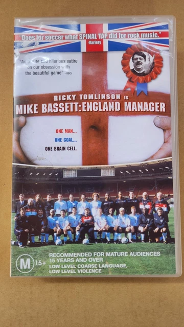 RICKY TOMLINSON IS MIKE BASSETT ENGLAND MANAGER - VHS Video Cassette ...