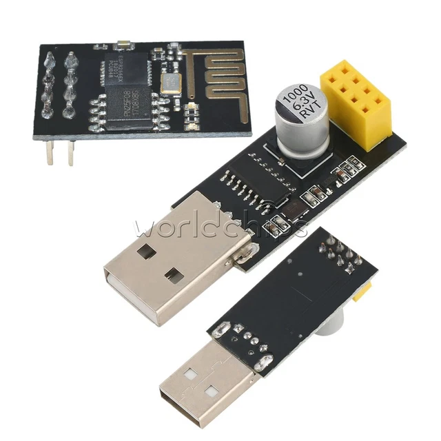 ESP8266 ESP-01/01S USB to Serial Wifi CH340G Adapter Module Development ...