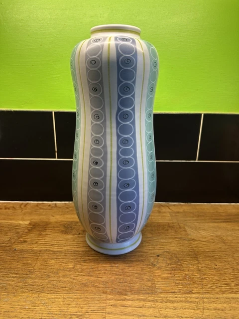 POOLE POTTERY FREEFORM Large Peanut Vase 32cm Tall £182.68 - PicClick UK