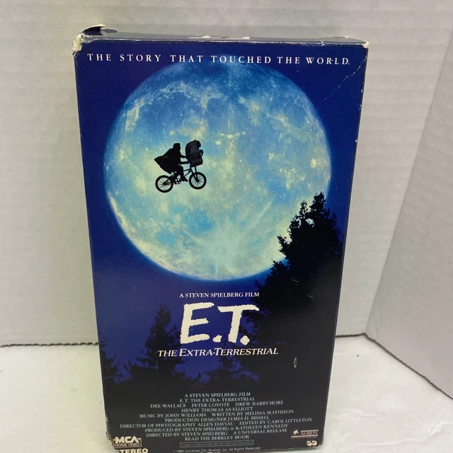 E.T. THE EXTRA Terrestrial Movie VHS Video Tape 1988 Vintage Green Flap ...