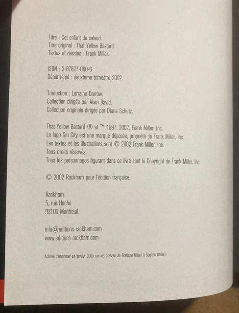 COMIC RÉÉDITION CET Enfant de salaud EUR 9,00 - PicClick FR