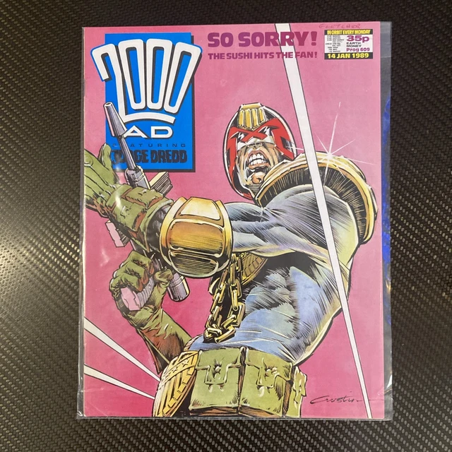 2000AD FEAT JUDGE Dredd Prog 609 14th January 1989 £1.92 - PicClick UK