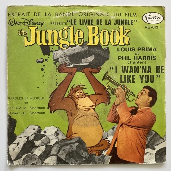 LOUIS PRIMA LOUIS Armstrong The Jungle Book BO Super 45trs 17 cm Vista ...