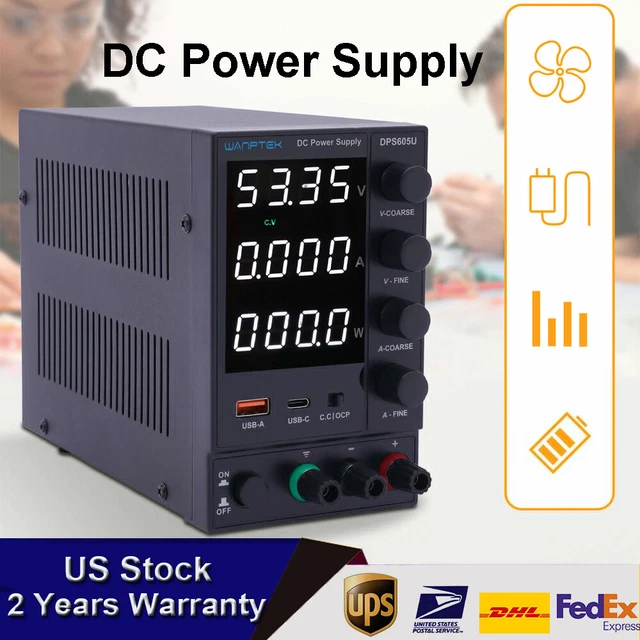 1PC DPS605U 0-60V 5A Adjustable Switch Lab DC Power Supply 4 Digits ...