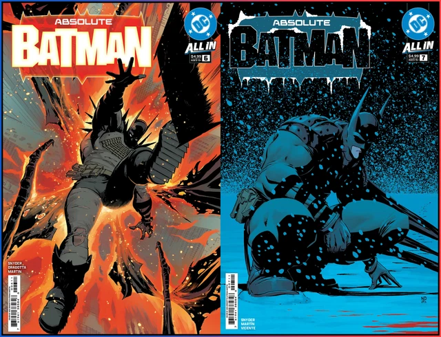 ABSOLUTE BATMAN #6-A #7-A 2025 1St Print Set Dragotta Snyder All-In Dc ...