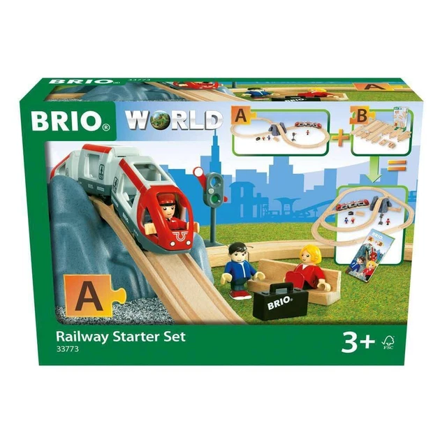 BRIO WORLD - 33773 - Circuit en 8 Voyageurs - Coffret complet de 26 ...