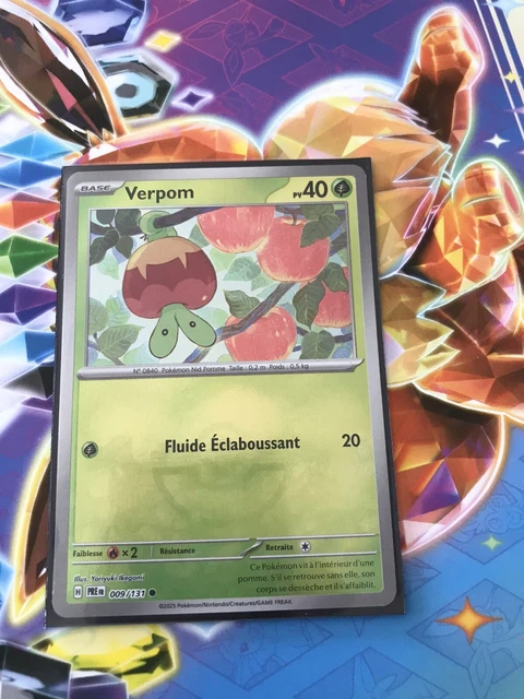 CARTE POKEMON VERPOM Pokeball 009/131 EV8.5 Évolution Prismatic Neuf Fr ...