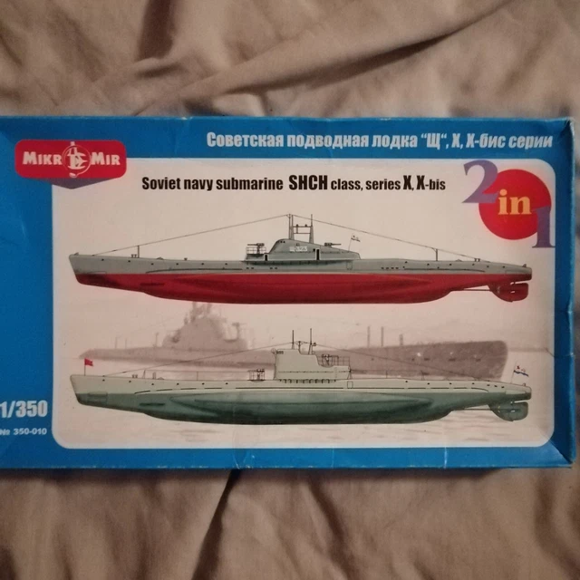 1/350 SCALE SOVIET WW2 Submarine model ship kit Set. £15.00 - PicClick UK