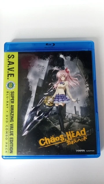 CHAOS HEAD COMPLETE Series (Blu-ray/DVD, 4-Disc Set) Anime School Girls ...
