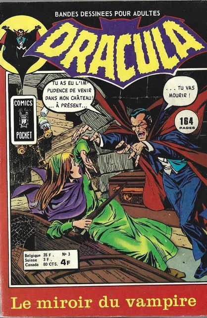 EO BD ARÉDIT Série Dracula N° 3 Gene Colan + Gerry Comway : Le Miroir ...