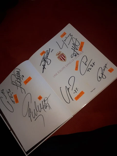 ALBUM COLLECTOR KYLIAN Mbappe Monaco Photo Signature RARE AS Monaco ...