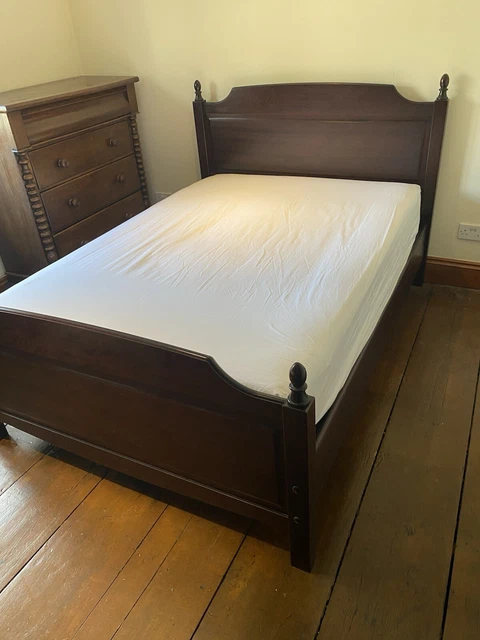 STAG MINSTREL BED Double Bed with Sprung Base £150.00 - PicClick UK