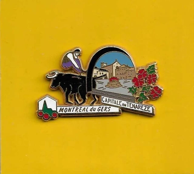 PBVF - PIN'S des Plus Beaux Villages de France " MONTREAL du GERS " EUR ...