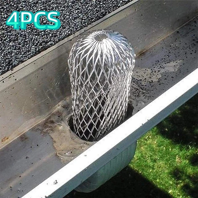 FLOOR DRAIN FILTER Gutter Filter Eaves Roof Drainage Pipe Mesh Foldable ...