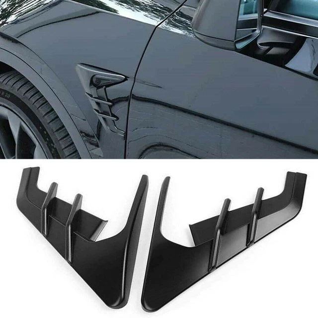 POUR 21 TESLA Model 3 Y Couvercle flanc caméra garde-boue latéral fibre ...